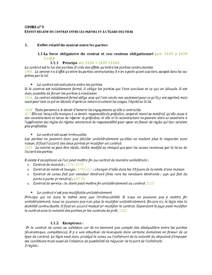 commentaire article 1195 code civil - TD 6 – Les effets du contrat ...