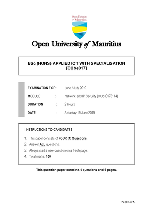 NCE-2023-English - Test paper sample english - Index Number: - Studocu