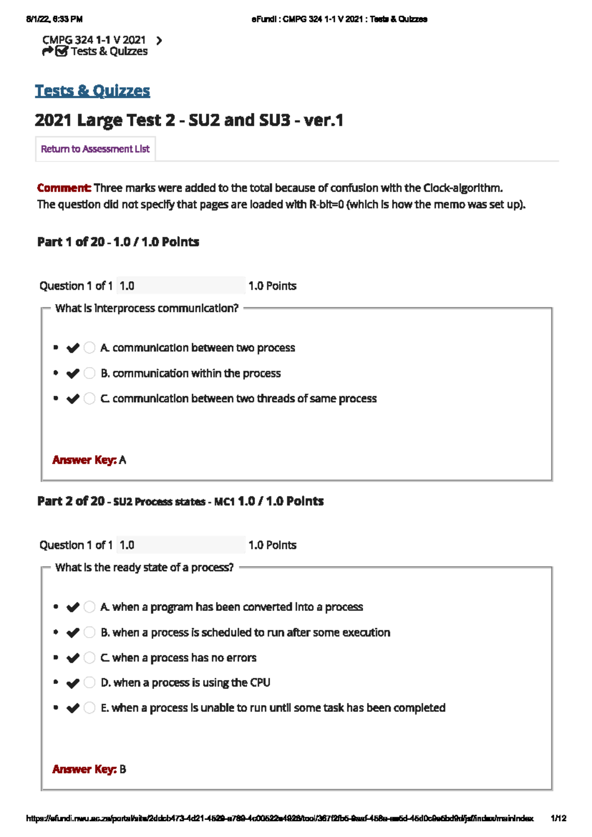 Large Test 2 - SU2 and SU3 - CMPG324 - Studocu