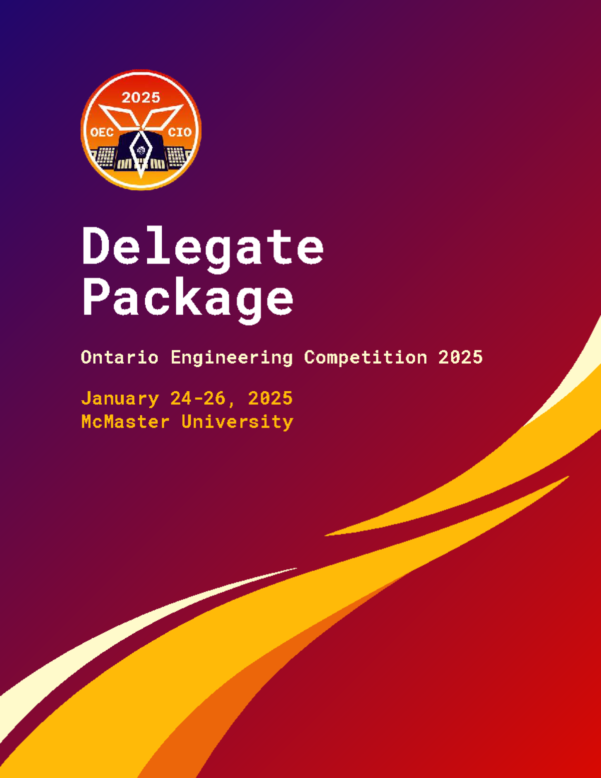 OEC 2025 Delegate Package Guide for McMaster University Event - Studocu