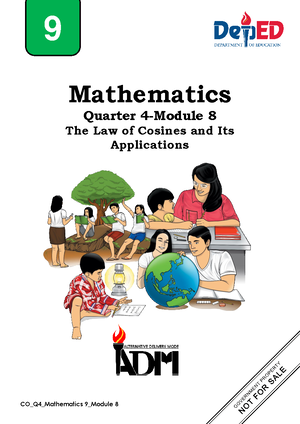 MATH9 Q4 MOD5 - Math 9 Quarter 4 - Mathematics Quarter 4 – Module 5: Angle of Depression 9 - Studocu