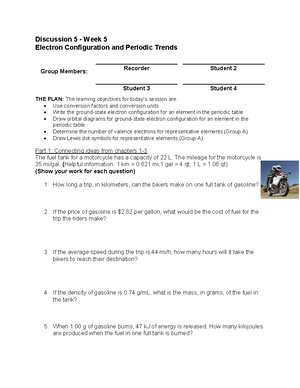 Lecture Chapter 15 Wednesday September 28 - CHEM:1080- General ...