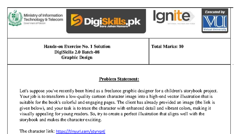 DSTP2 - GRD Exercise 1: Vector Illustration Solution Guide - Studocu