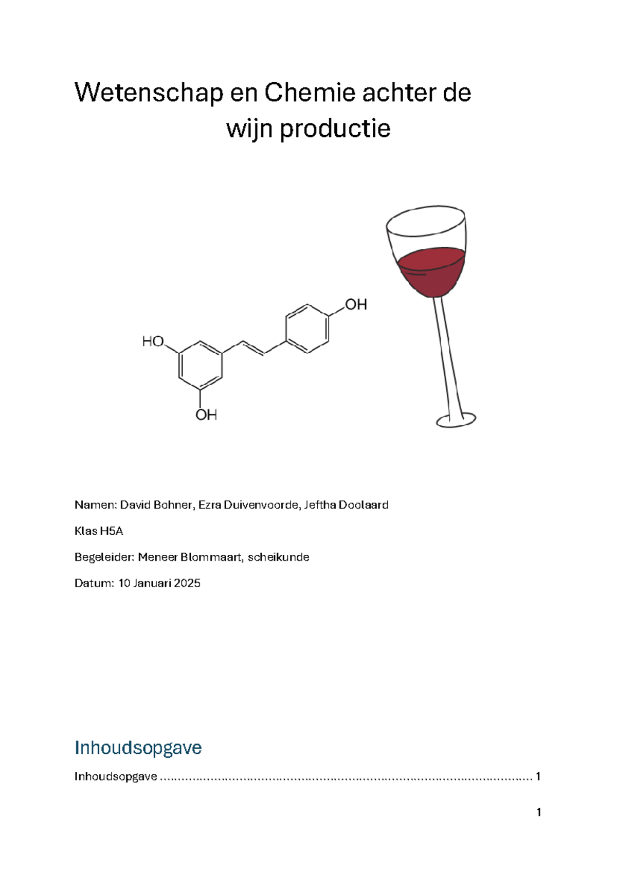ik moest iets uploaden - Wetenschap en Chemie achter de wijn productie ...