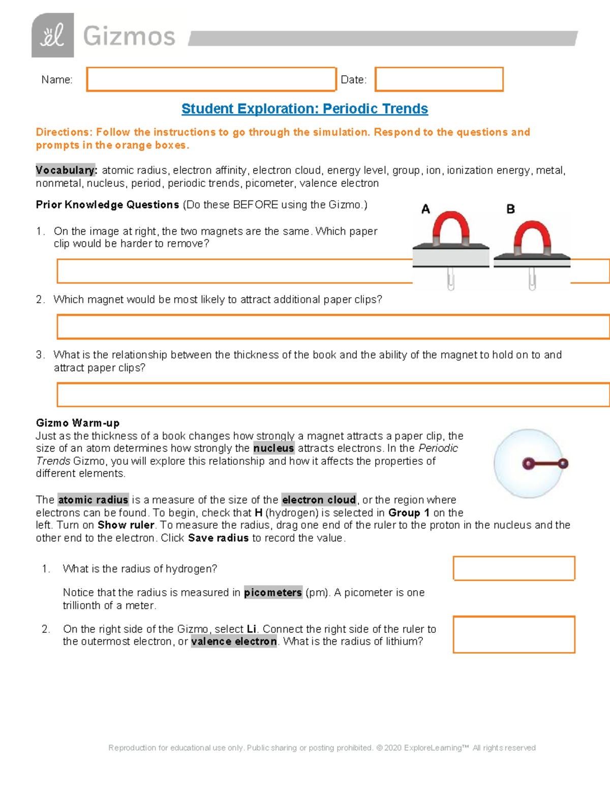 Copy of Periodic Trends SE: Exploring Atomic Radius, Ionization Energy ...