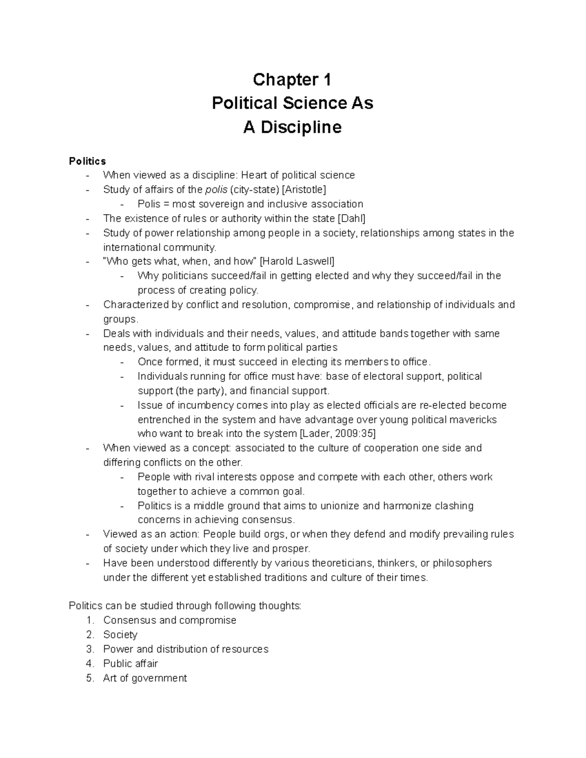Political Science: Understanding the Discipline and Its Foundations ...