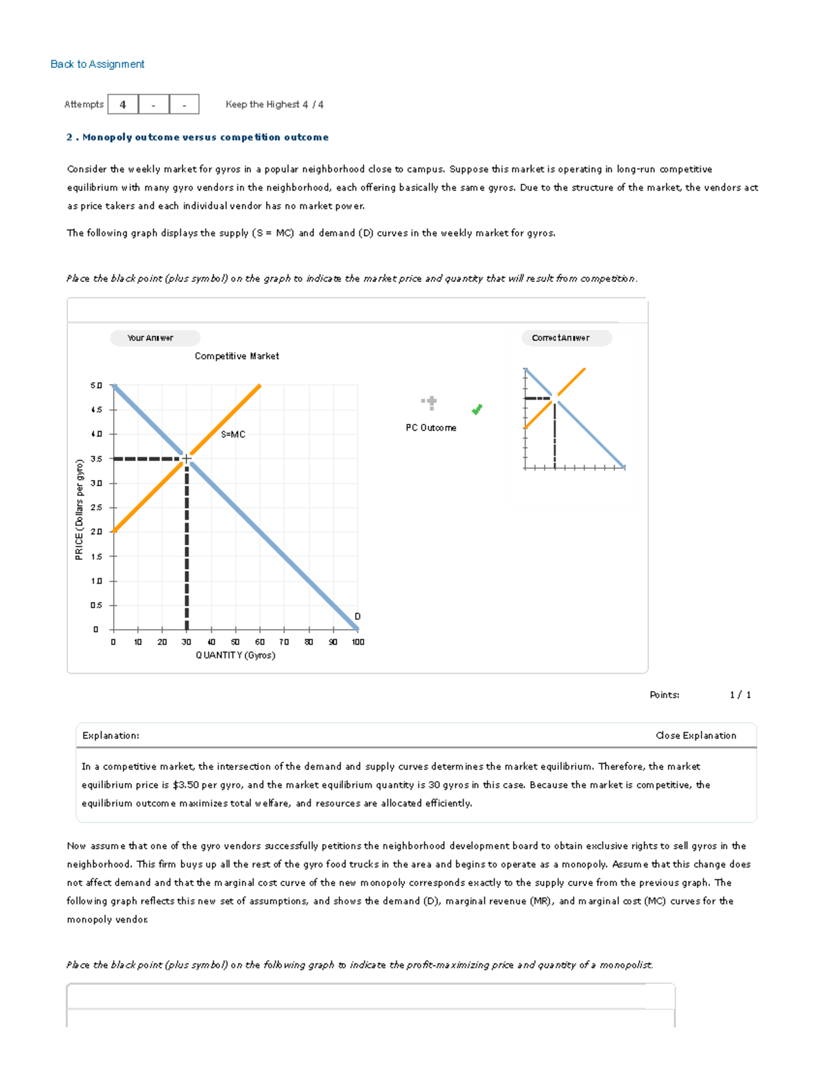 Monopoly vs. Competition Outcomes: A Case Study on Gyro Markets - Studocu