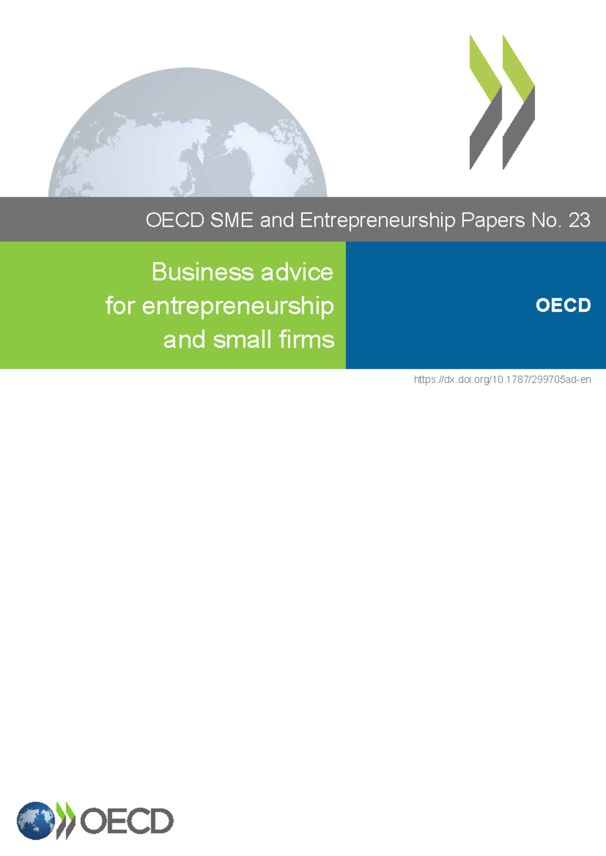 OECD SME & Entrepreneurship Papers No. 23: Business Advice for SMEs ...
