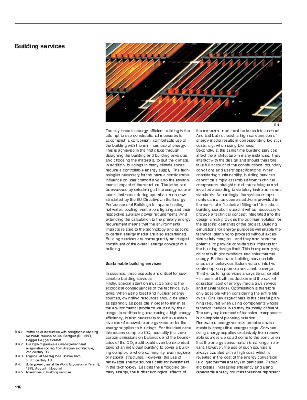 Building Services B 4.1: Sustainable Energy Solutions in Architecture - Studocu