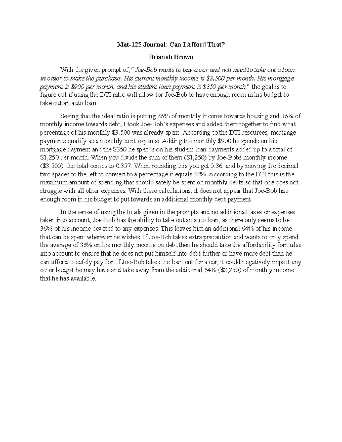 Mat 126 Module 8 Journal - Insights on Quantitative Data Analysis - Studocu