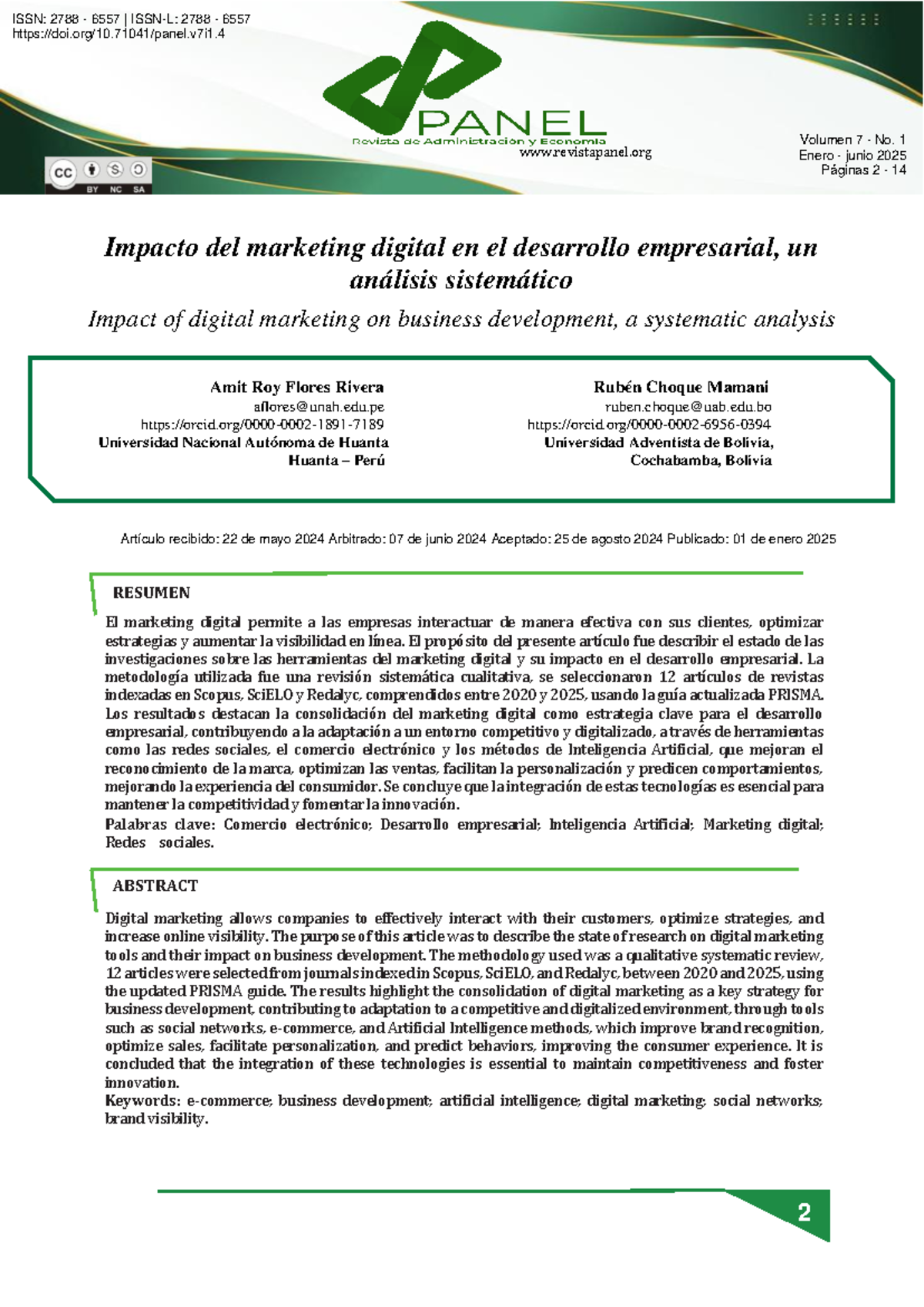 Impacto del Marketing Digital en el Desarrollo Empresarial: Análisis ...