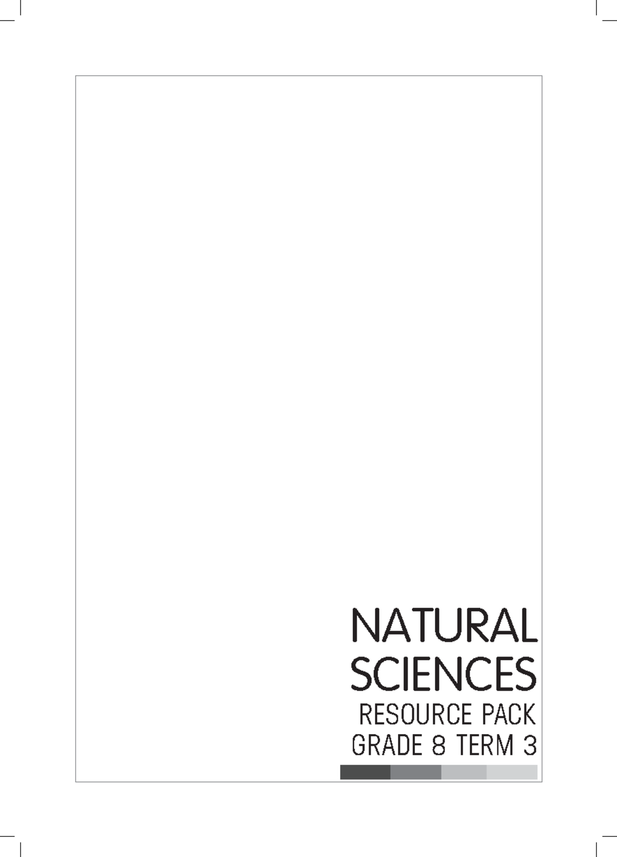 Gr 8 Natural Sciences Term 3 Resource Pack 2019: Energy & Change - Studocu