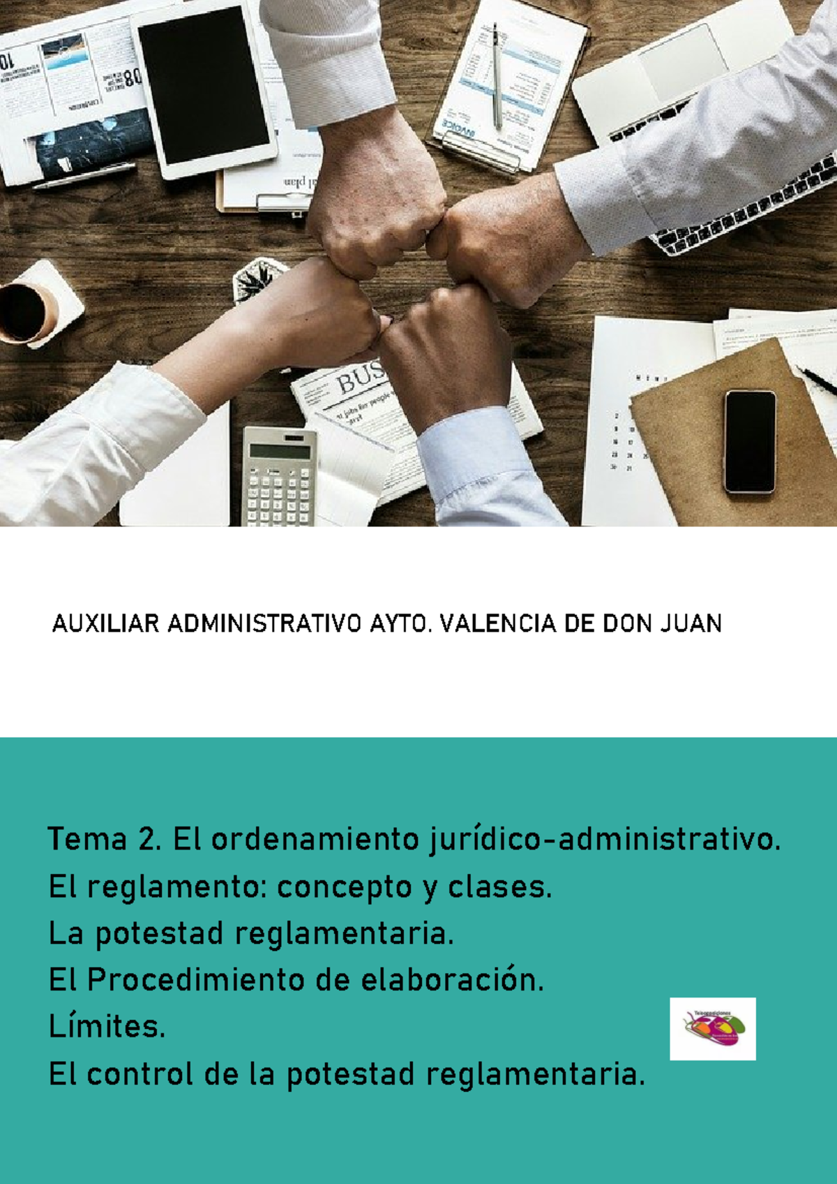 AUXILIAR ADMINISTRATIVO AYTO. VALENCIA DE DON JUAN Tema 9.3. Los Reglamentos: - Studocu