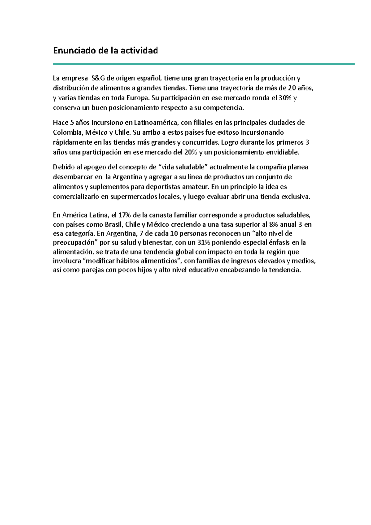 TP4 - Análisis de la Expansión de una Empresa Alimentaria en LATAM ...
