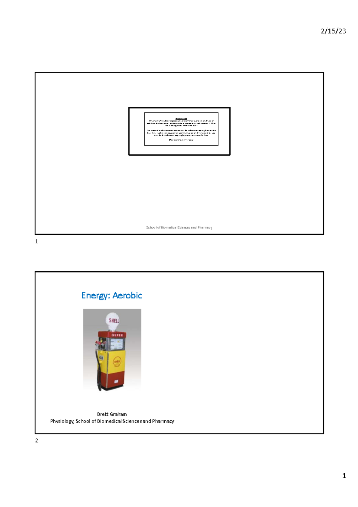 Aerobic Energy System: ATP Production & Recovery Mechanisms (HUBS2520 ...
