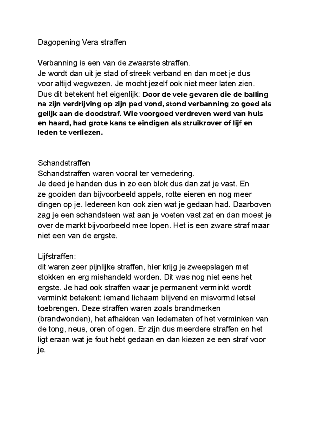 Strafmethoden in het verleden: Verbanning, schand- en lijfstraffen ...