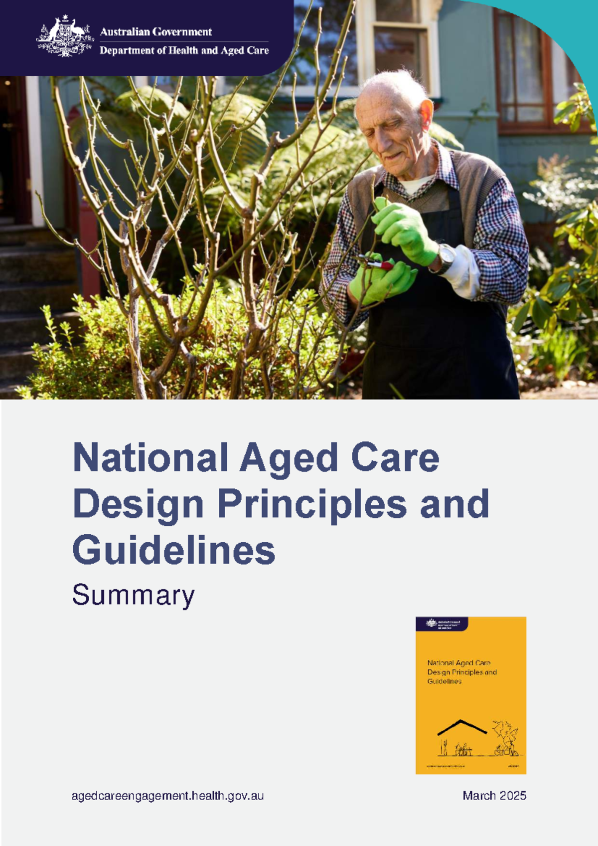 National Aged Care Design Principles & Guidelines Summary - Studocu