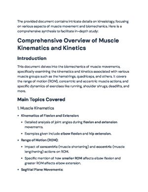 Understanding Kinetics and Kinematics in Sports Mechanics Analysis ...