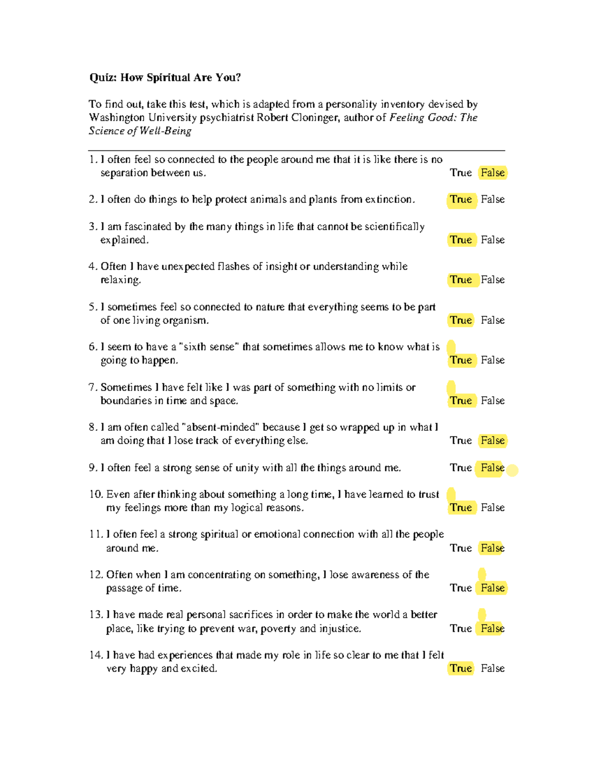 Spiritual Quiz - Quiz: How Spiritual Are You? To find out, take this ...