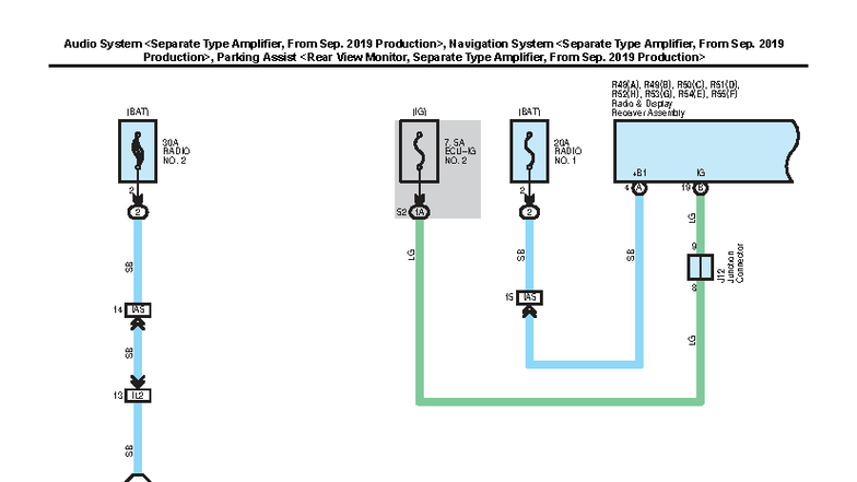 Wiring Diagram for Audio & Navigation System Amplifiers (IG) - Studocu