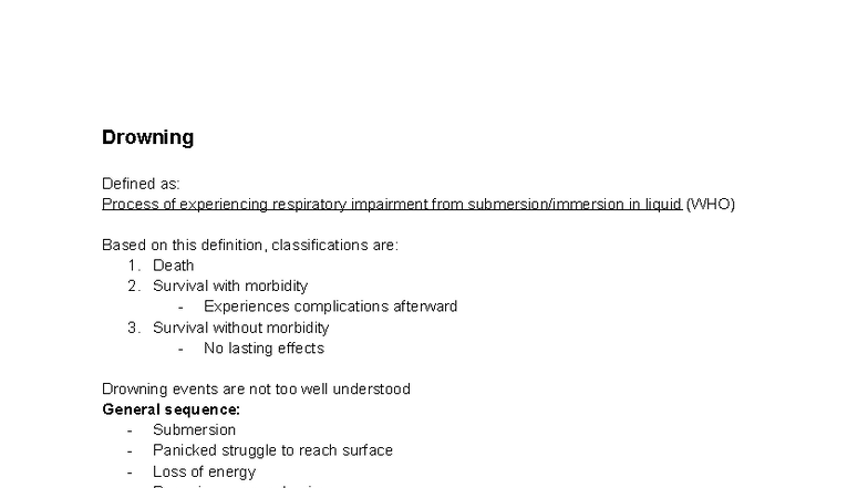 Drowning Incident Analysis: Causes, Risks, and Investigation Methods ...