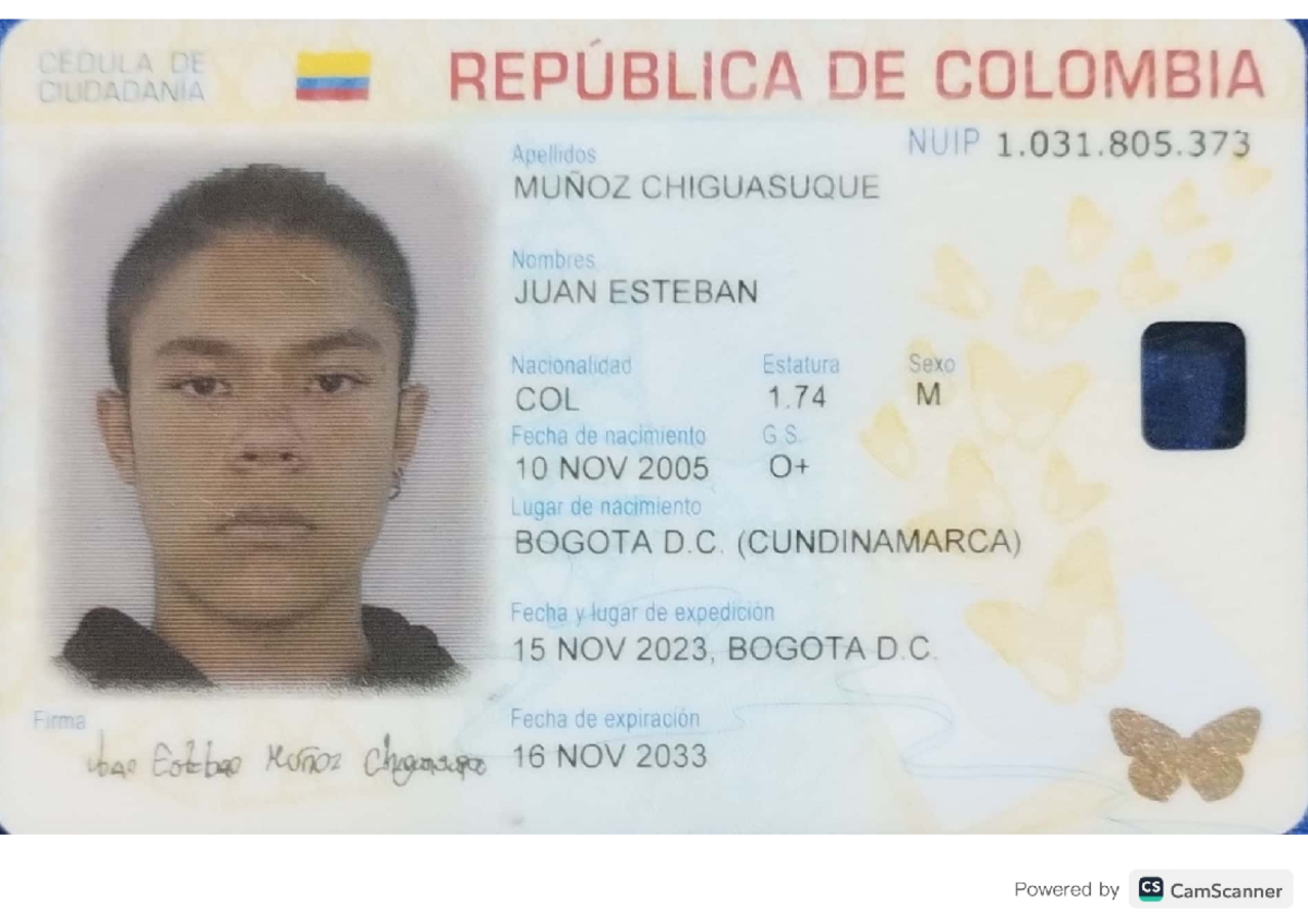 Cam Scanner 13-11-2024 15 - CEDULA DE CIUDADANIA REPUBLICA DE COLOMBIA ...