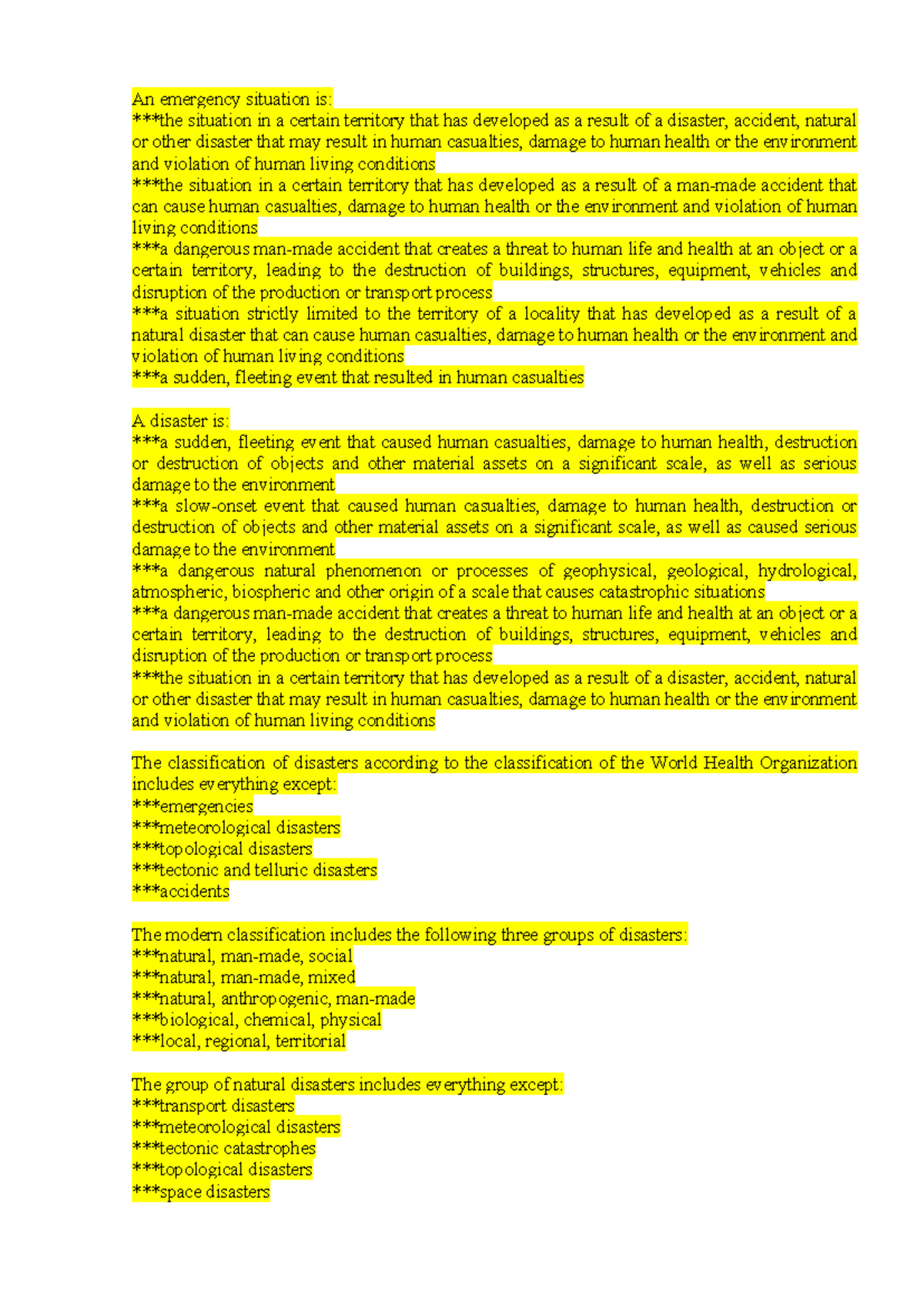 Disaster Medicine Overview: Key Concepts and Emergency Response (300 ...