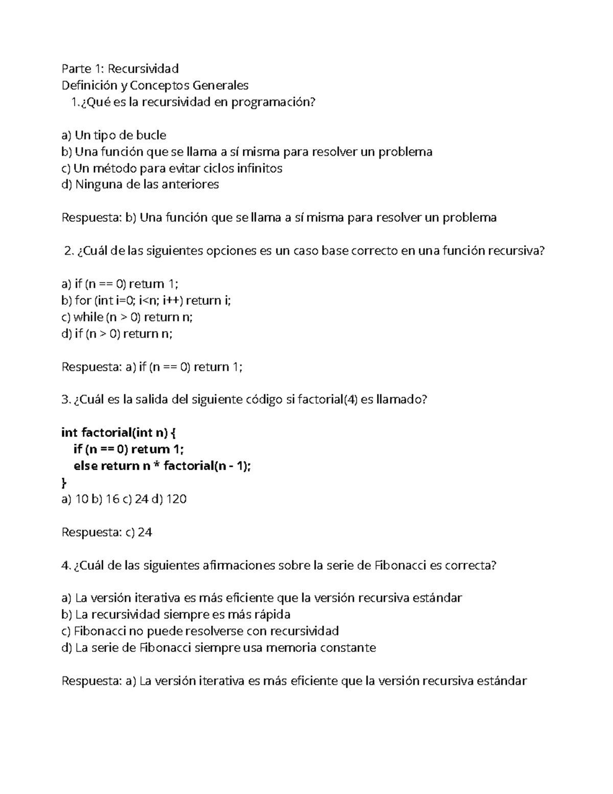 Base De Datos TNM: Recursividad y Análisis de Algoritmos - Studocu