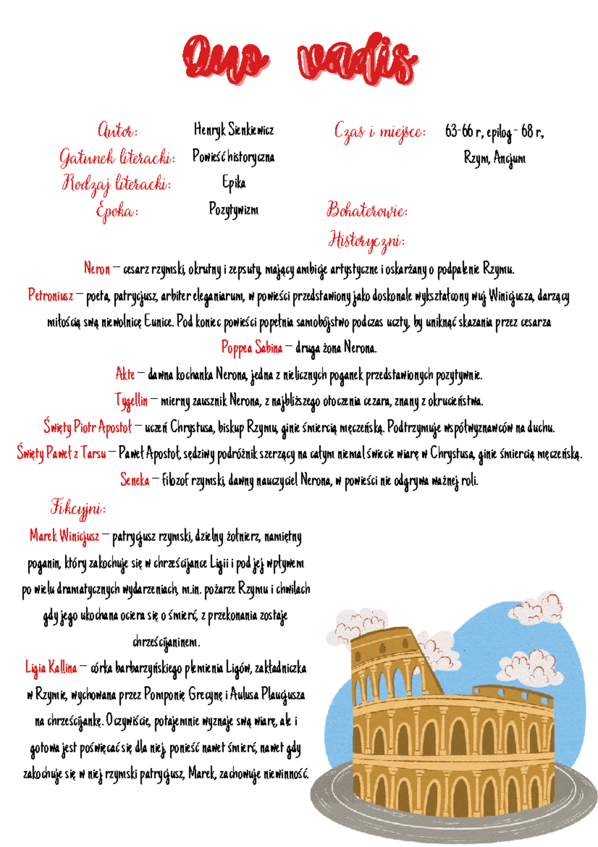 Notatki do lektury: Quo vadis - E8 2023 - Studocu