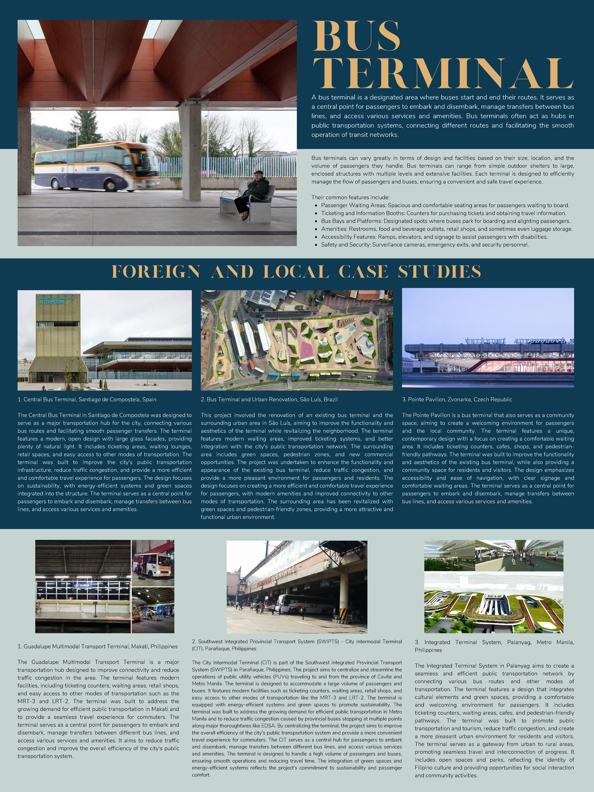 BT Infographic - BUS TERMINAL A bus terminal is a designated area where ...