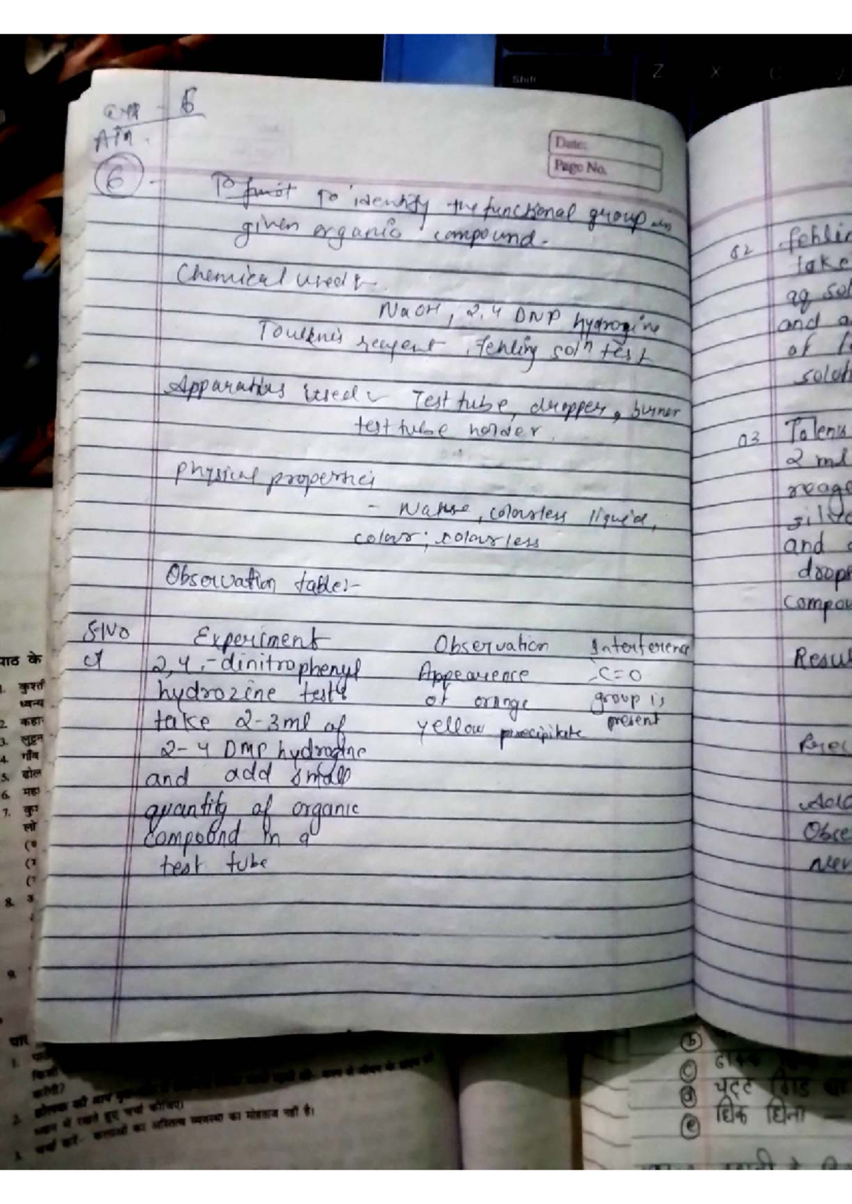 Identification of Functional Groups in Organic Compounds - Lab Report ...