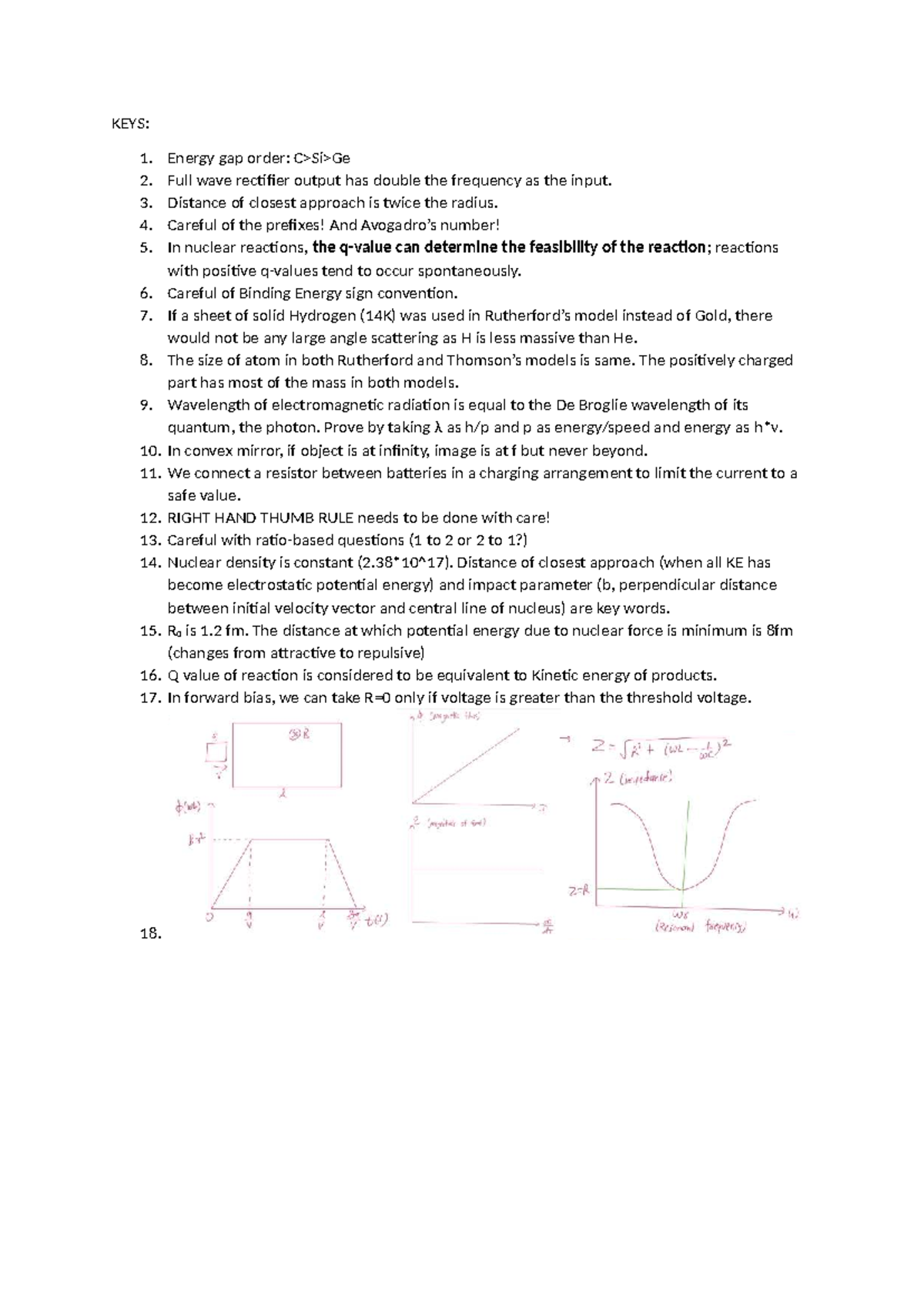 Physics Board Exam Last Minute Notes - PHYS 101 - Studocu