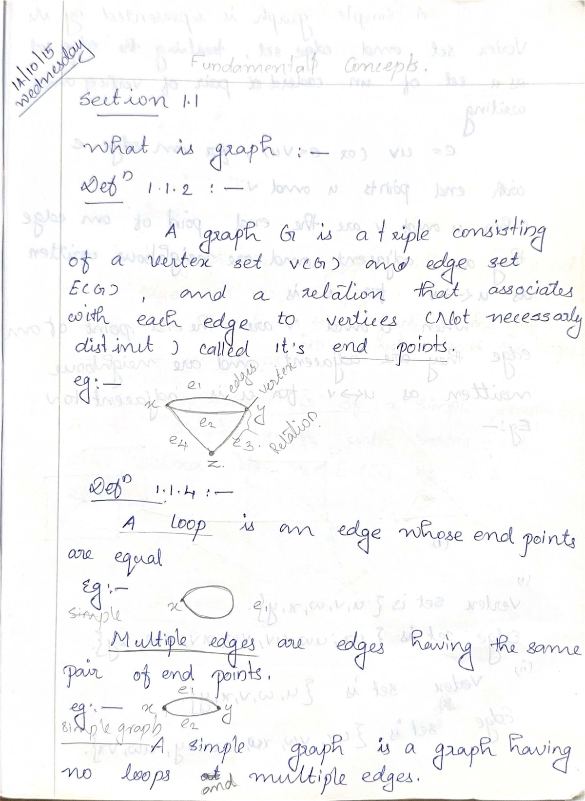 Discrete Mathematics: Fundamental Concepts and Graph Theory (MTH 958 ...