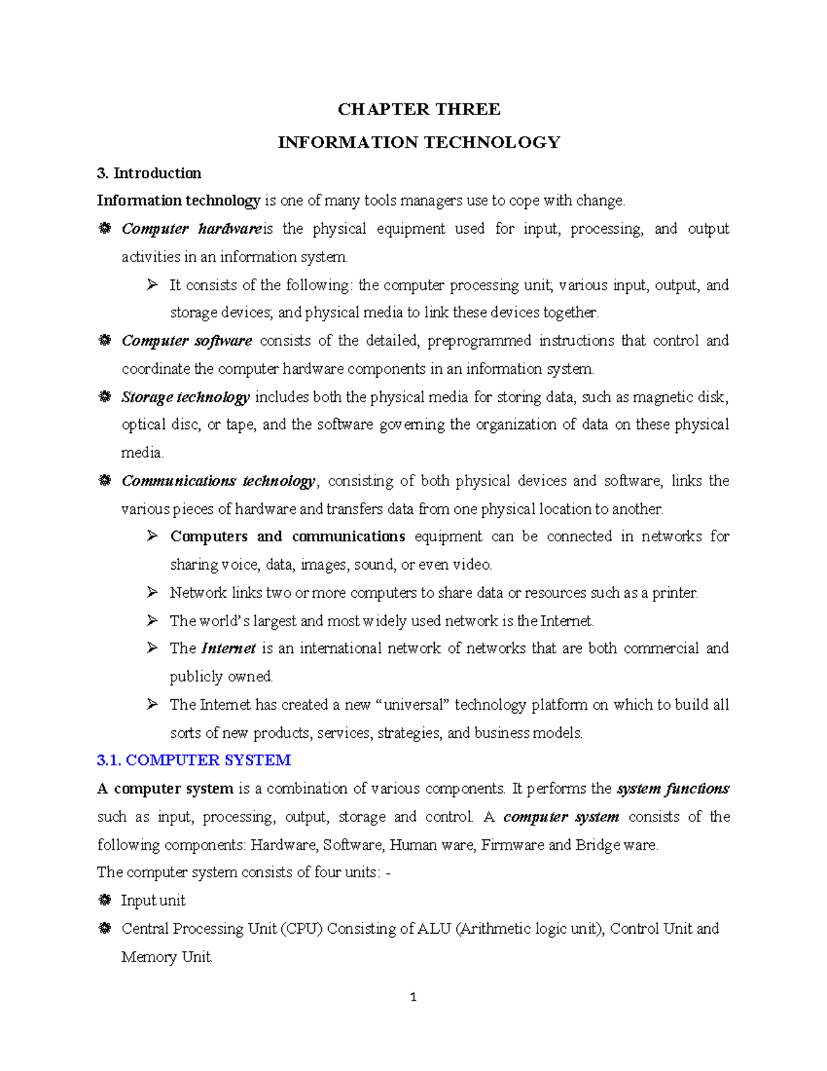 CHAPTER 3: DATABASE MANAGEMENT SYSTEMS - STRUCTURE, FUNCTION & IMPORTANCE - Studocu