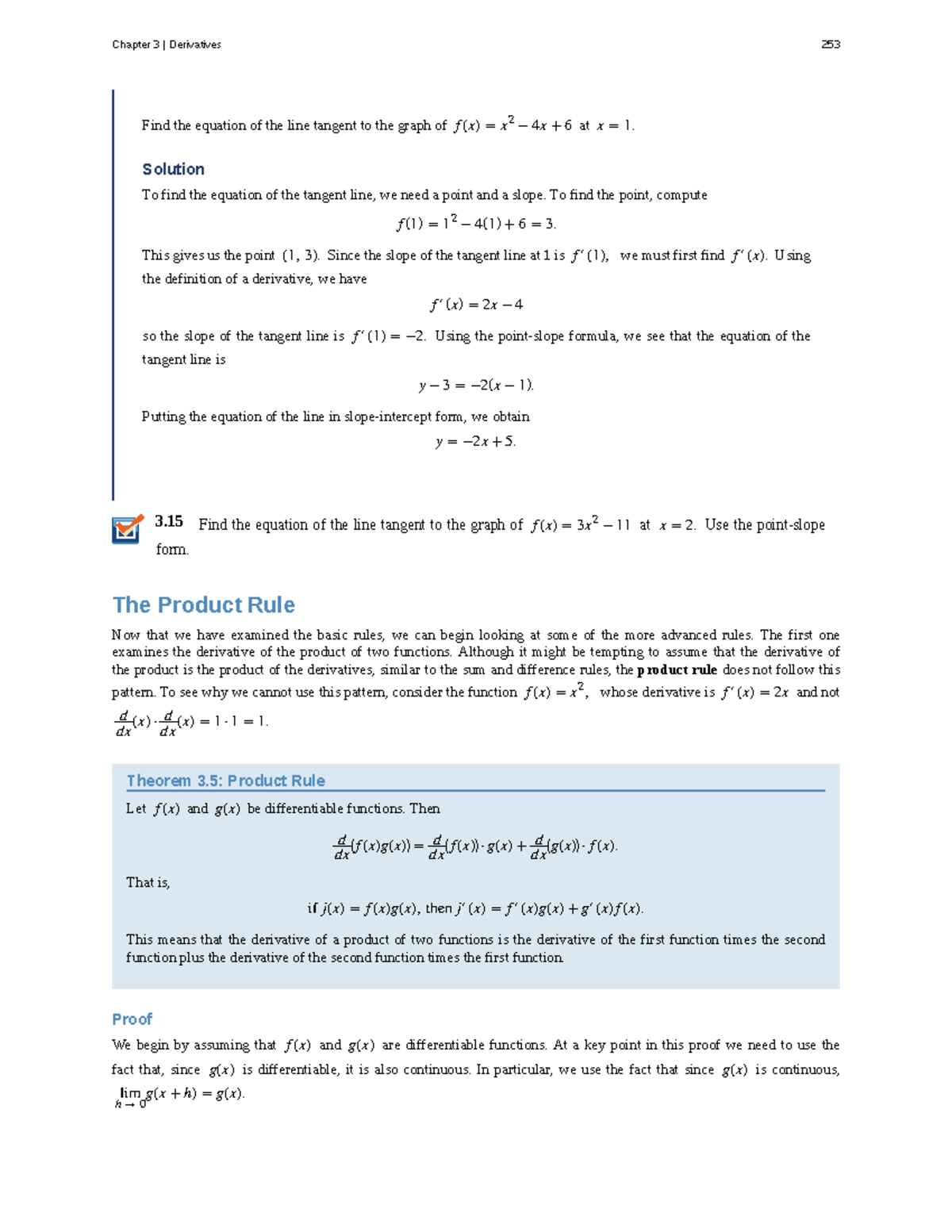 Chapter 3: Derivatives and the Product Rule - Calculus 1 - Studocu