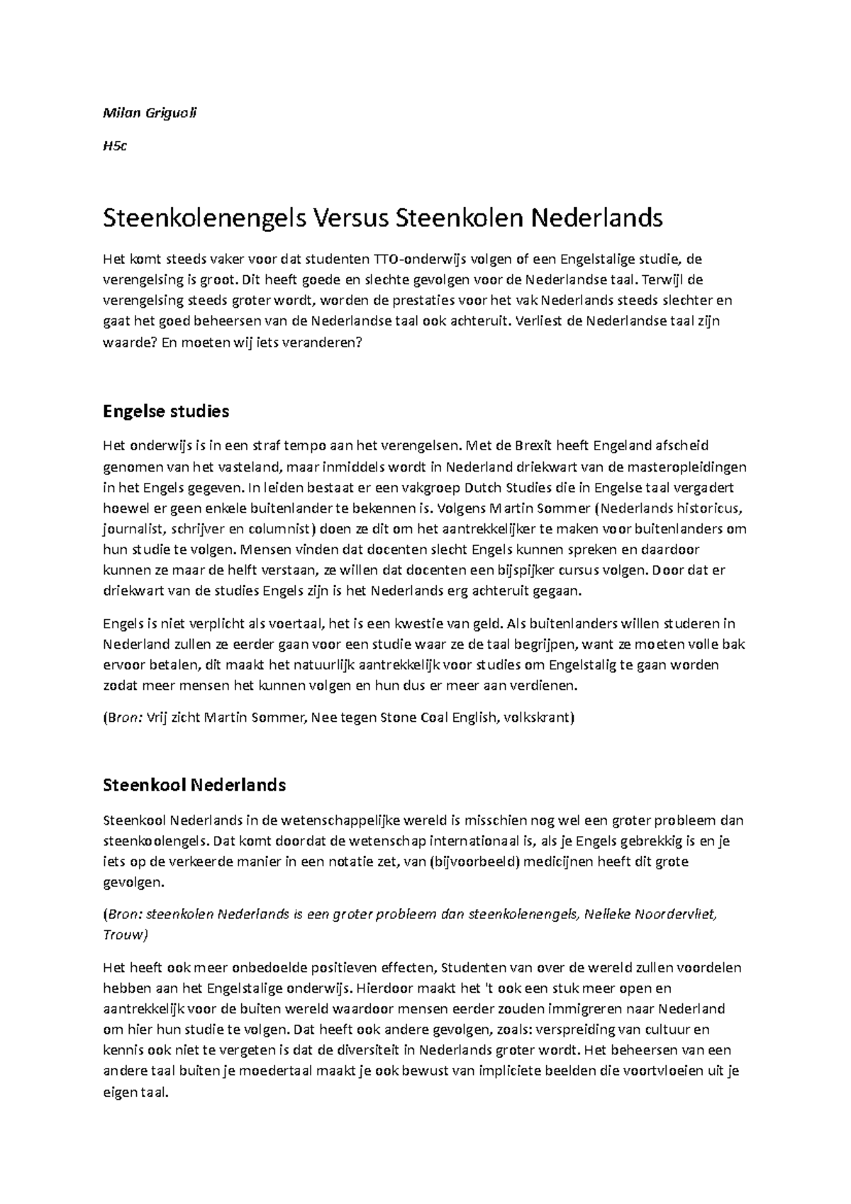 Steenkolenengels vs. Steenkolen Nederlands: Taalverandering in TTO ...