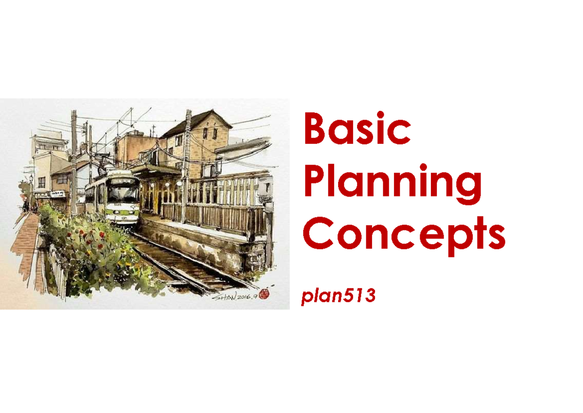 424604878 Basic Planning Concepts - Basic Planning Concepts HAN 2016 ...