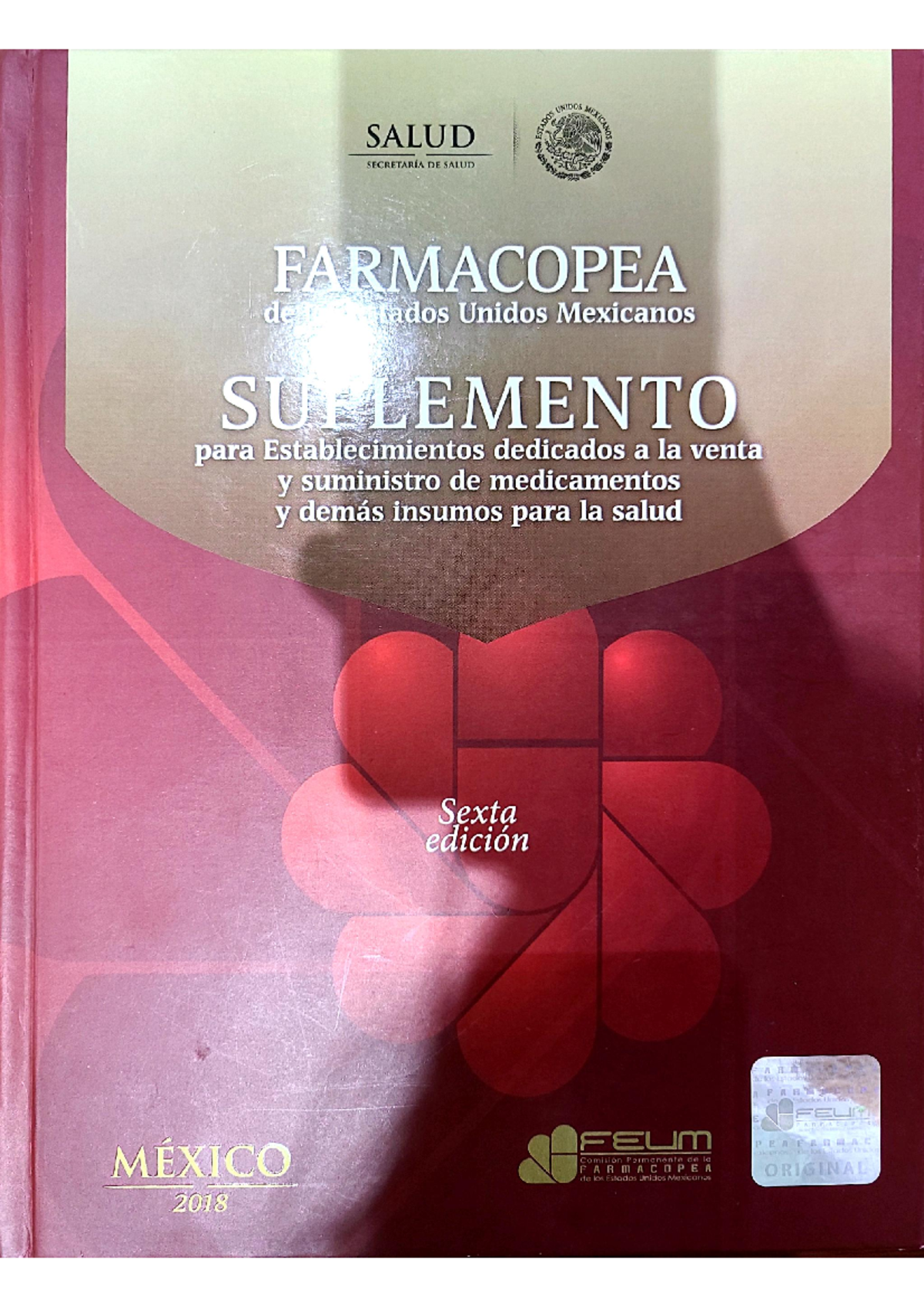 Suplemento de la FEUM para Farmacias: Guía Completa y Actualizada - Studocu