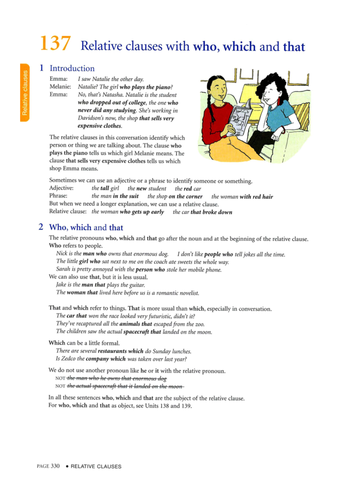 [AC6] Relative Clauses Oxford Grammar - 137 Relative clauses with who ...