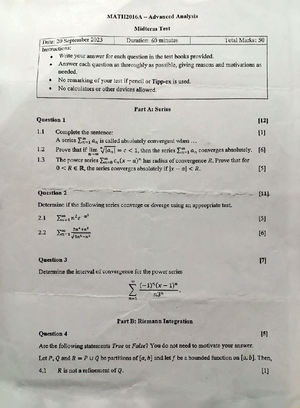 BA Tutorial 1.3 Solutions - MATH2001 Basic Analysis 2015— Tutorial ...