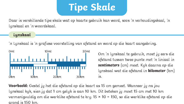 Tipe Skale in Kaartvaardighede - Za-ss-1643304405 Ver 1 - Studocu