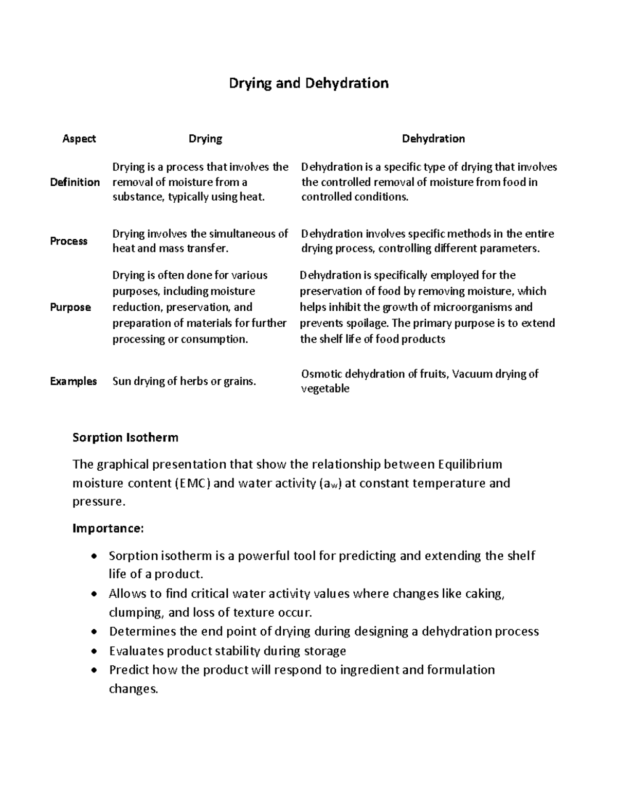 Drying and Dehydration: Key Concepts and Applications in Food ...