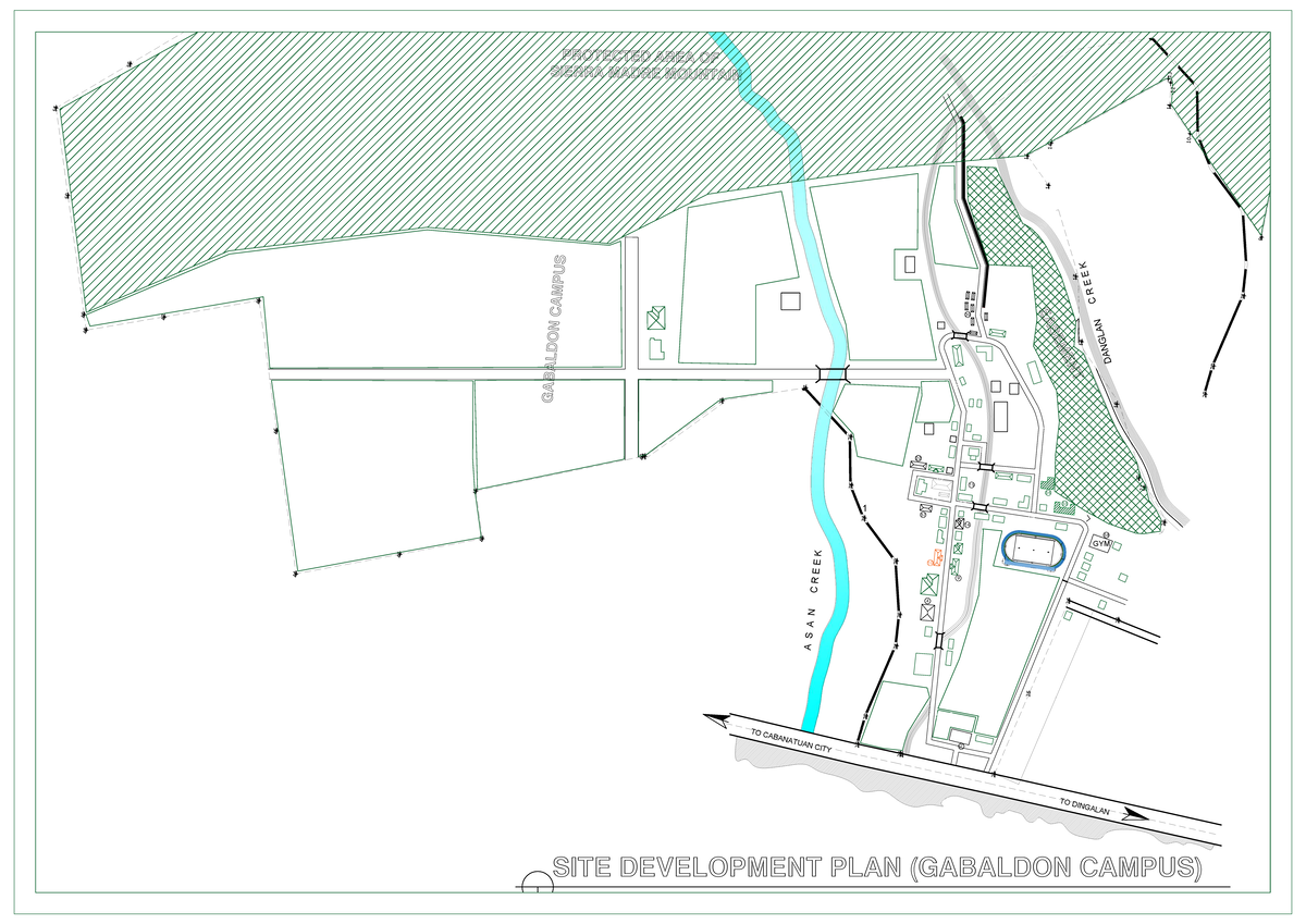 Site Development Plan for GABALDON CAMPUS (Scale: 1:500) - Studocu