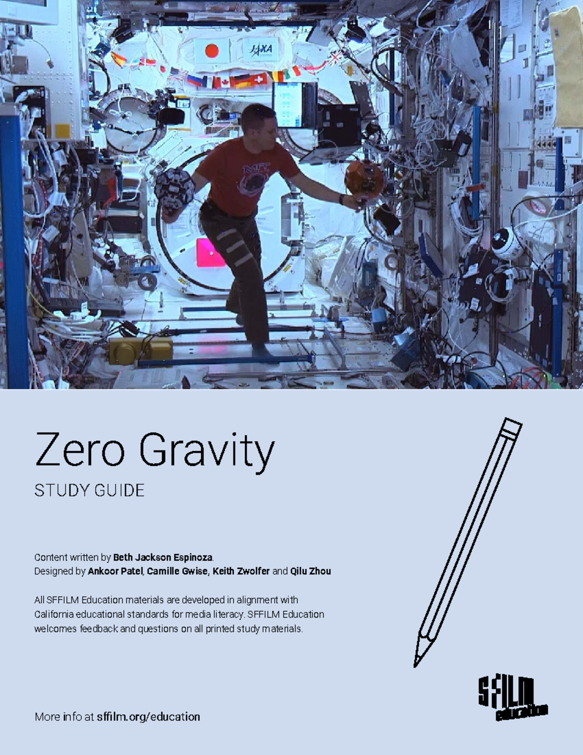 SFFILM Education: Zero Gravity Study Guide for Grades 3-12 - Studocu