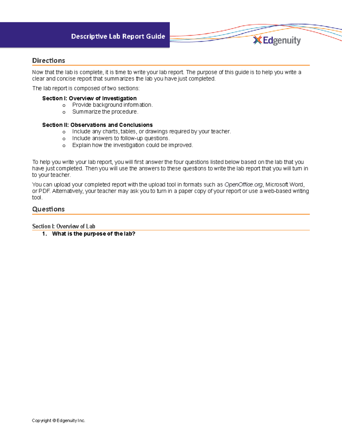 Lab Report Writing Guide: Key Steps and Essential Tips - Studocu