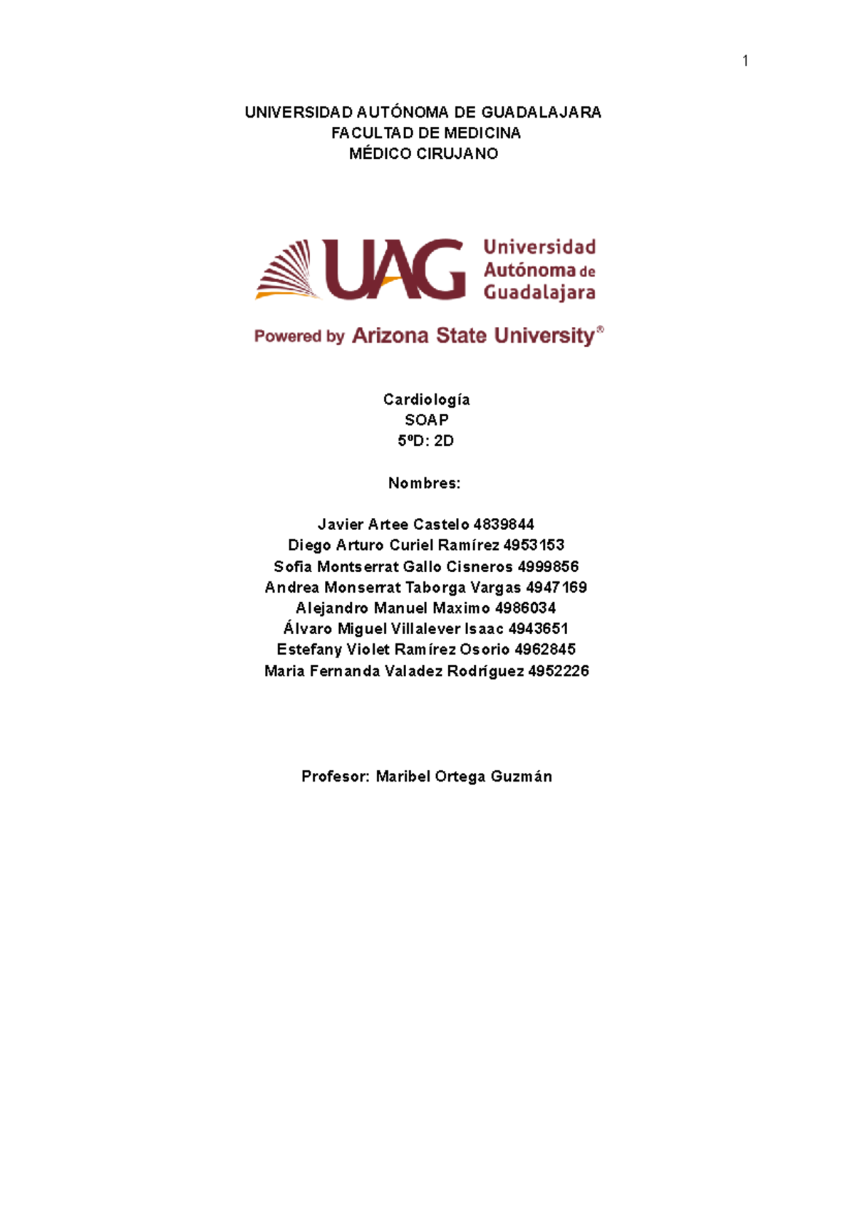 SOAP Cardio 1: Evaluación y Tratamiento de Paciente 73 Años - Studocu