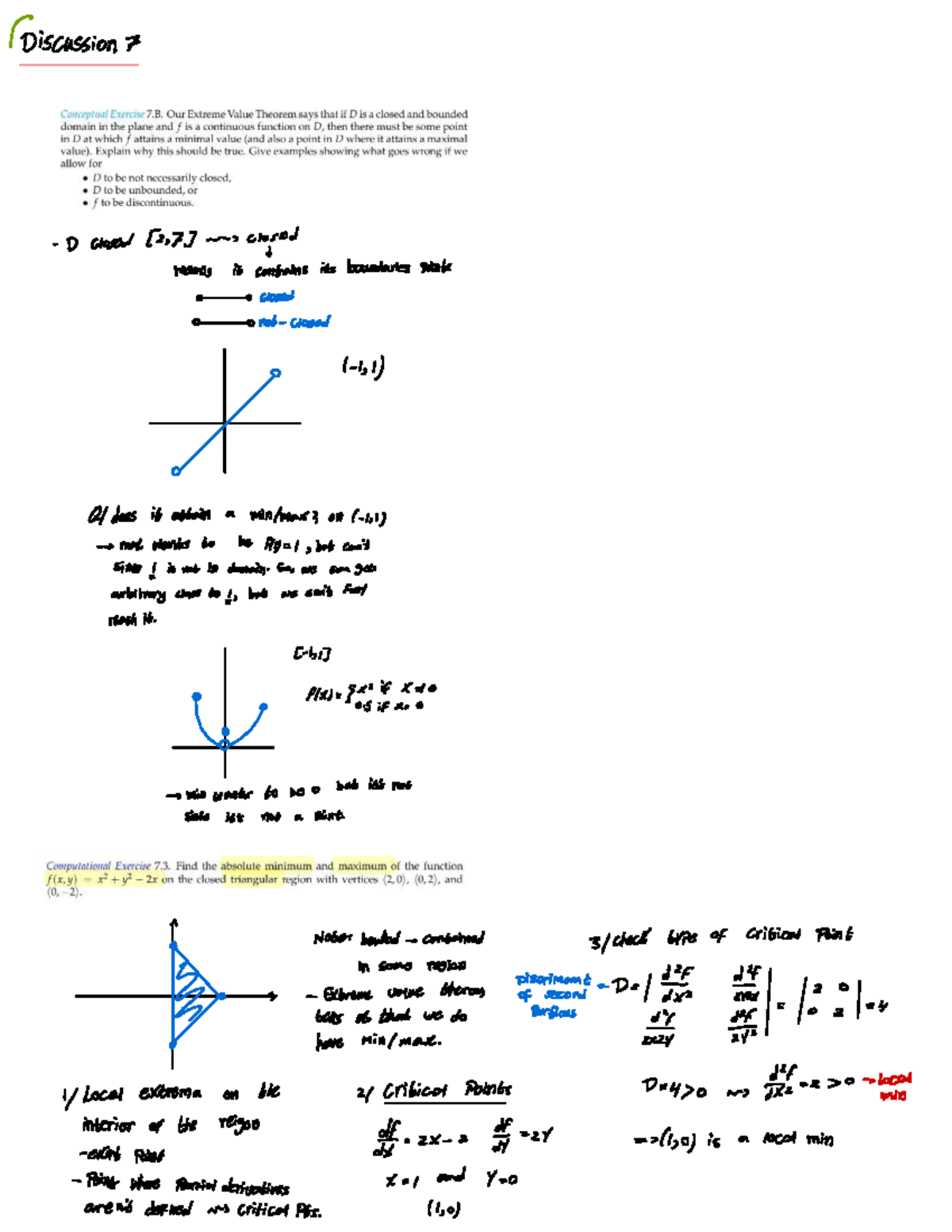 Math 53 Discussion 7: Exploring Closed Boundaries and Critical Points ...