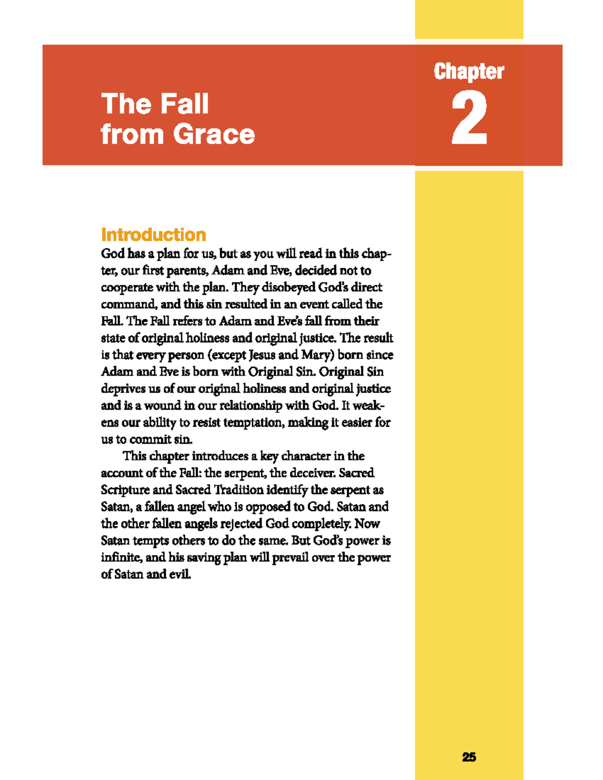 Chapter 1: The Fall from Grace and Original Sin (Religious Studies ...