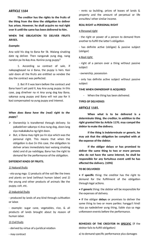 Defective Contracts - Comparative Summary - Comparative Summary Feature ...
