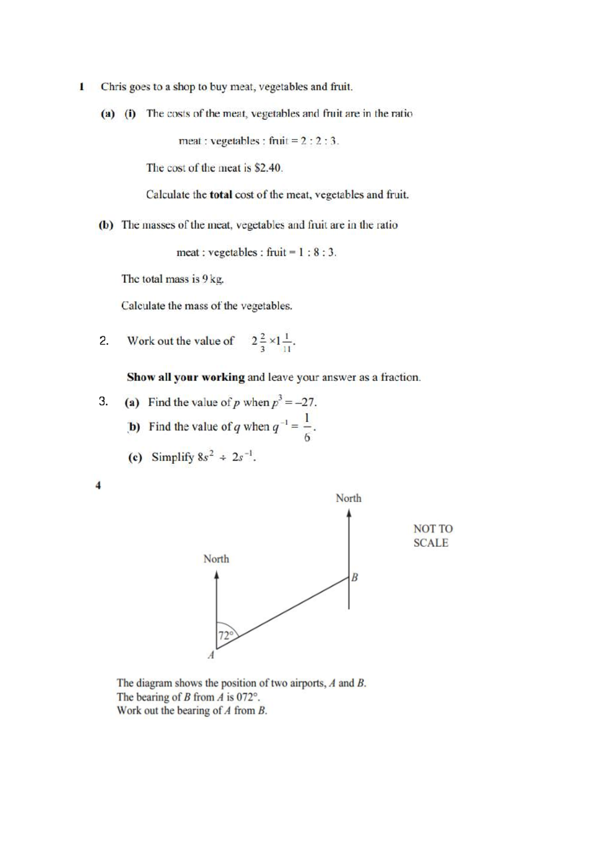 Gr 8 Practice Sheet 2 - Cambridge Math Problems and Solutions - Studocu